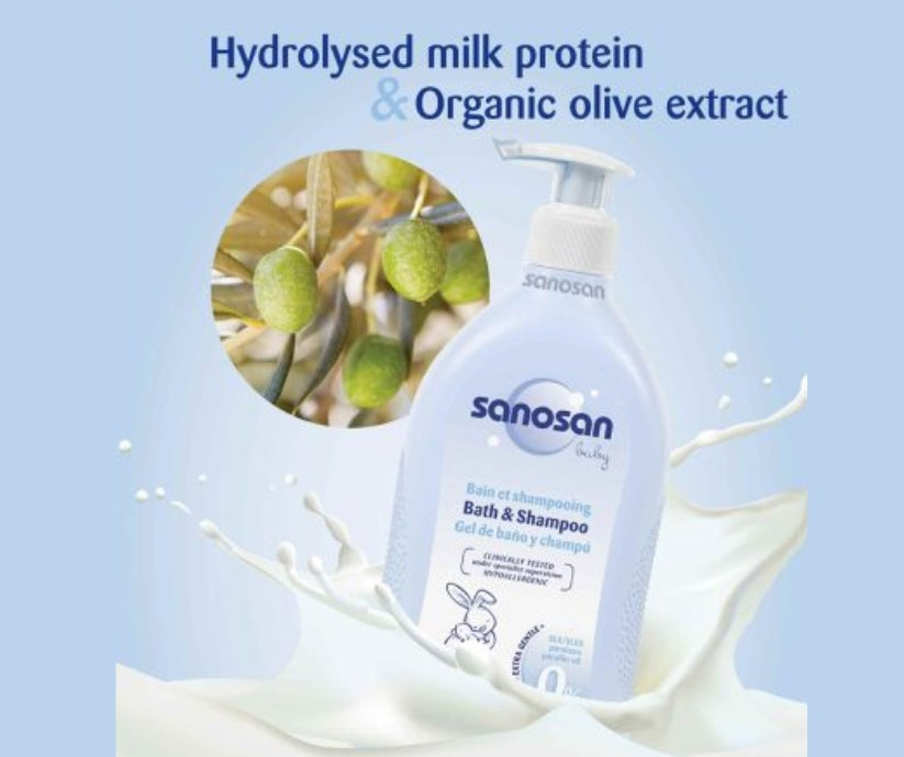 Sanosan Baby Bath & Shampoo 500 ML - iHealth – iHealth UAE