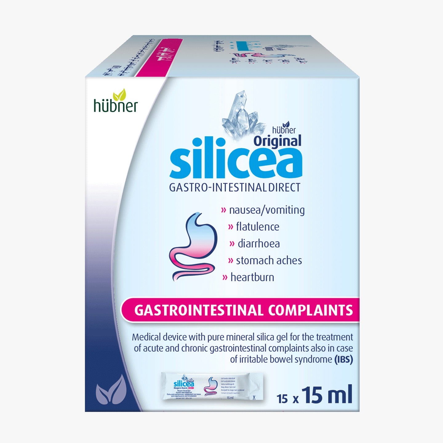 Hubner Original Silicea Gastro-Intestinal Direct 15x15ml – iHealth UAE